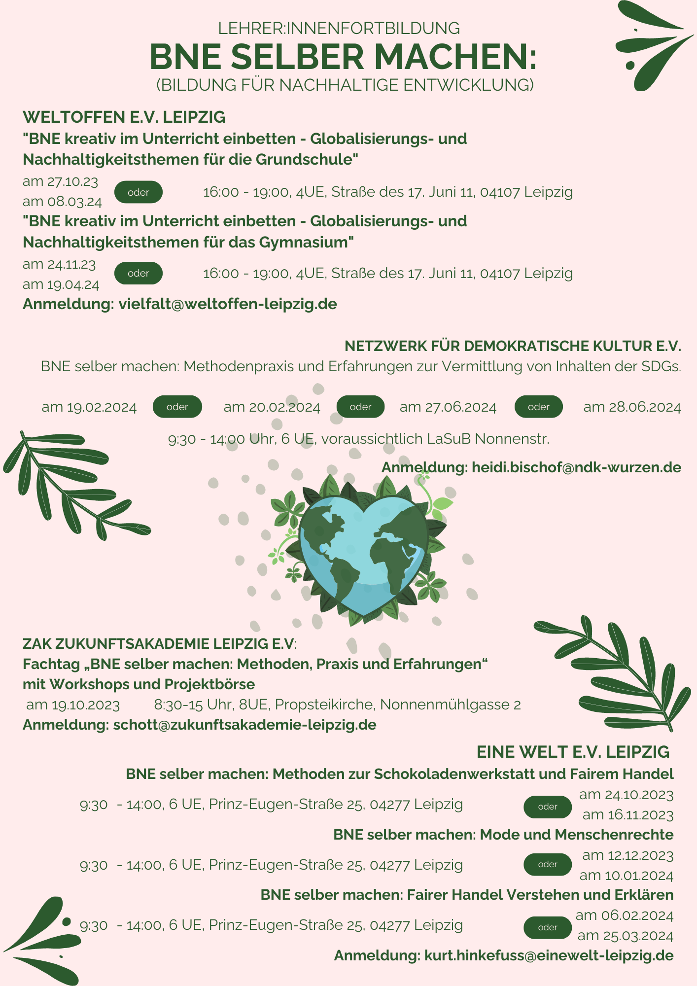 BNE Selber machen - BNE Sachsen